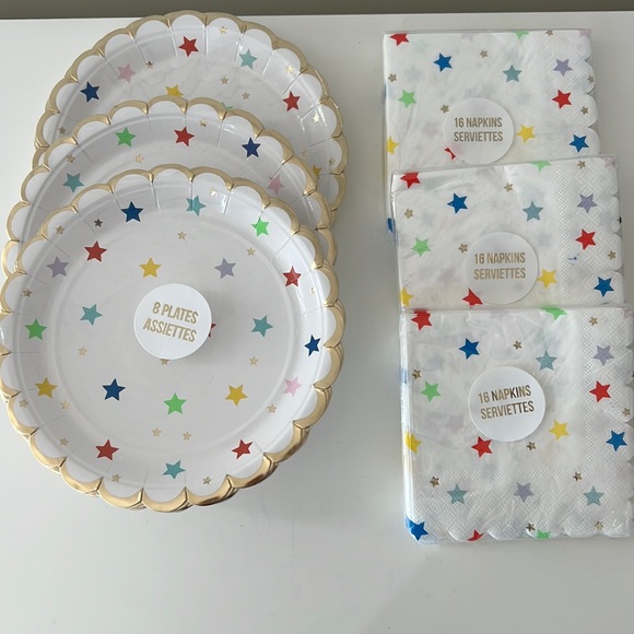 Meri Meri | Holiday | New Meri Meri Plates And Napkins With Gold Foil ...